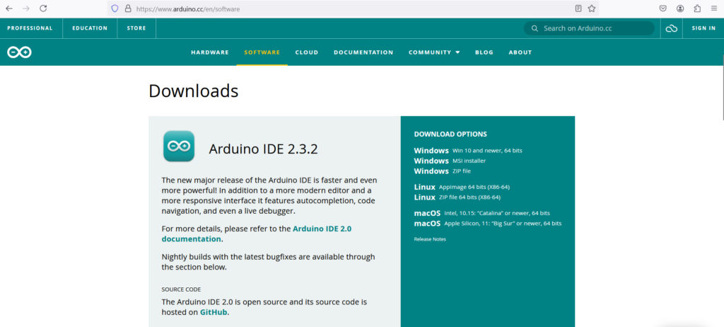 Download Arduino IDE for free!